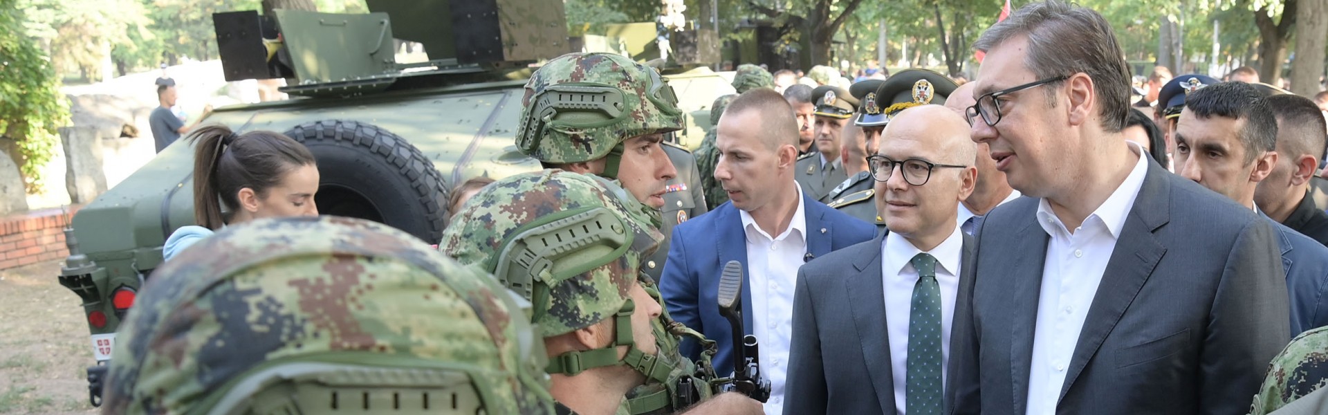 Display of weapons, military equipment and capabilities of Serbian ...