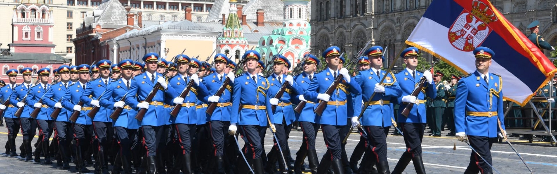 Members of The Guard of the Serbian Armed Forces at the Victory Day ...