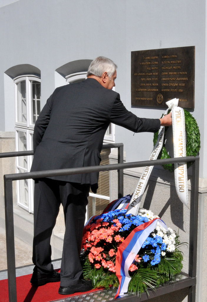 Memorial plaque of gratitude to Russian doctors revealed | Ministry of ...